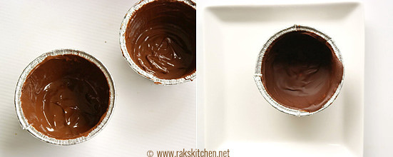 Edible Chocolate cups, How to make chocolate cups - Raks Kitchen