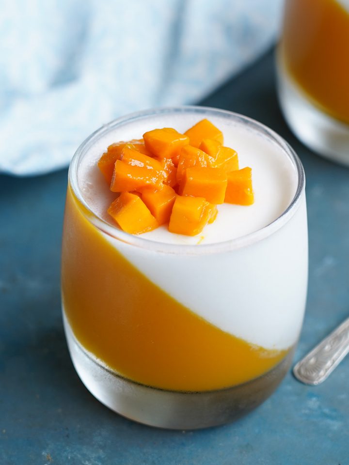 Mango with cream recipe | Mango fresh cream - Raks Kitchen